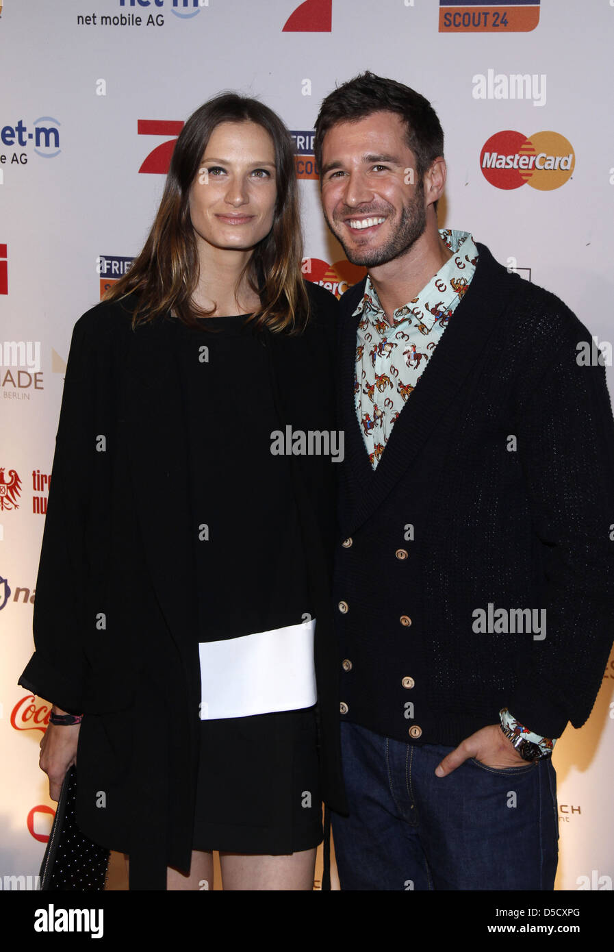 Annique Delphine and Jochen Schropp at the music meets media event at ...