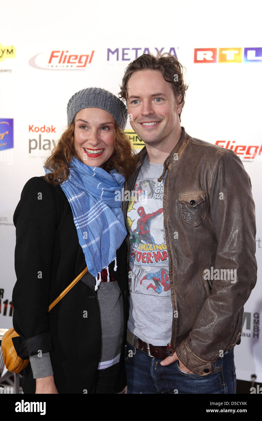 Guest and Daniel Aichinger at the premiere of the RTL TV movie "Cobra ...