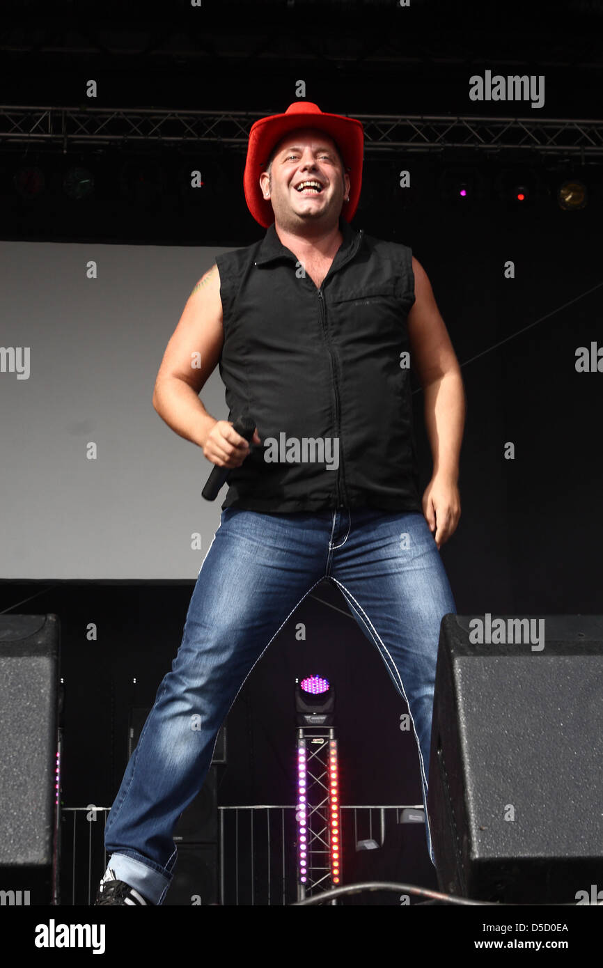 Markus Becker at "Olpe Ole" summer festival. Olpe Fahlenscheid, Germany ...