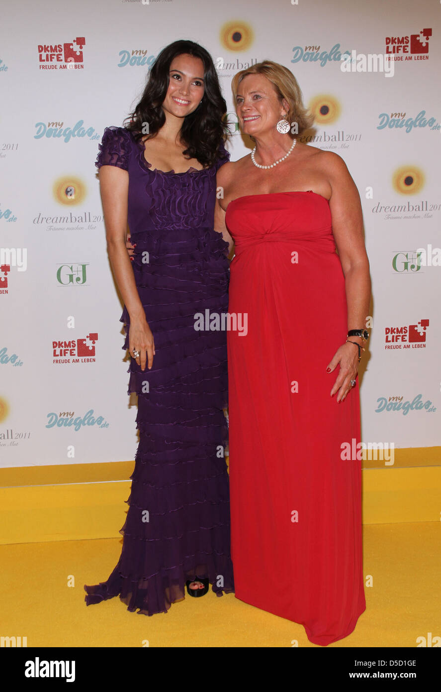 Emma Willies and Claudia Rutt at DKMS Life Dreamball 2011 at Ritz ...