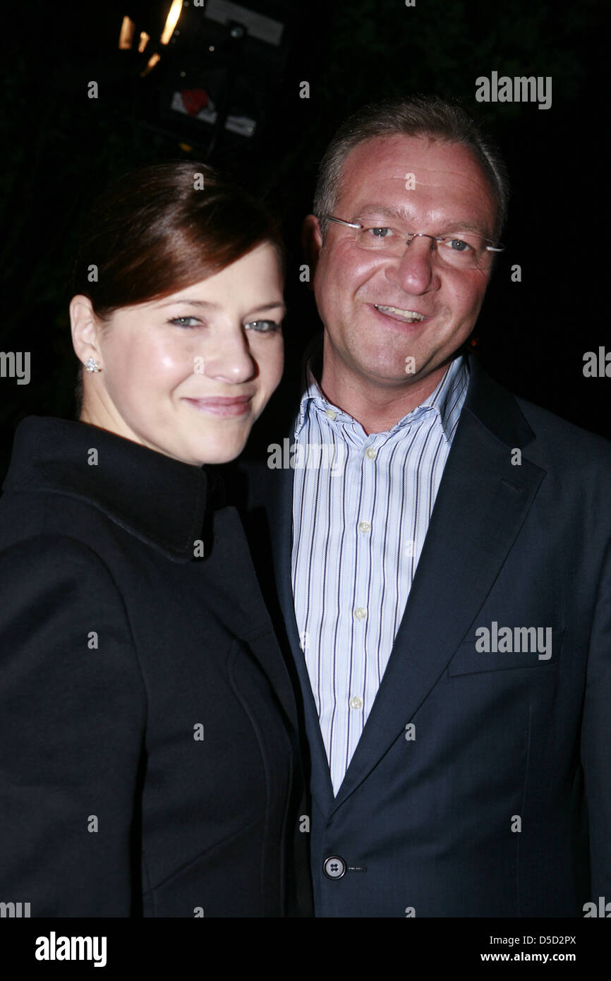 Wife RIna and Frank Henkel at the premiere of "Alexandra" at ...