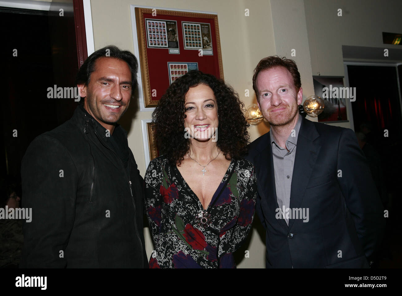 Alexander di Capri and Barbara Wussow and Guest at the premiere of ...
