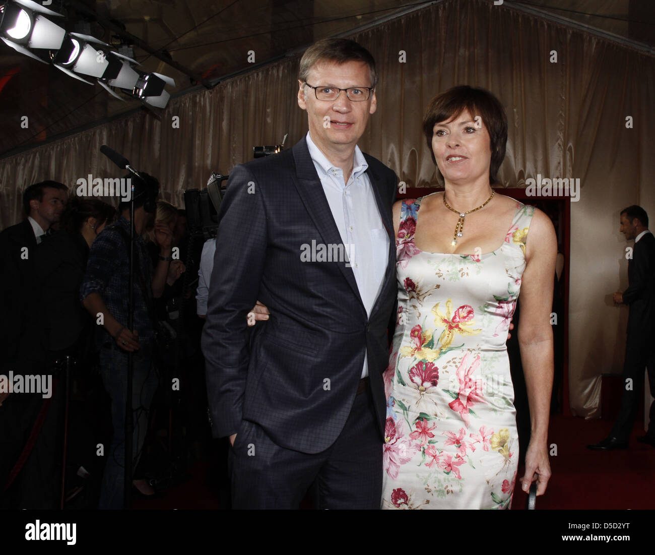 Guenther Jauch and Thea Jauch at Bertelsmann Party 2011 at Bertelsmann ...