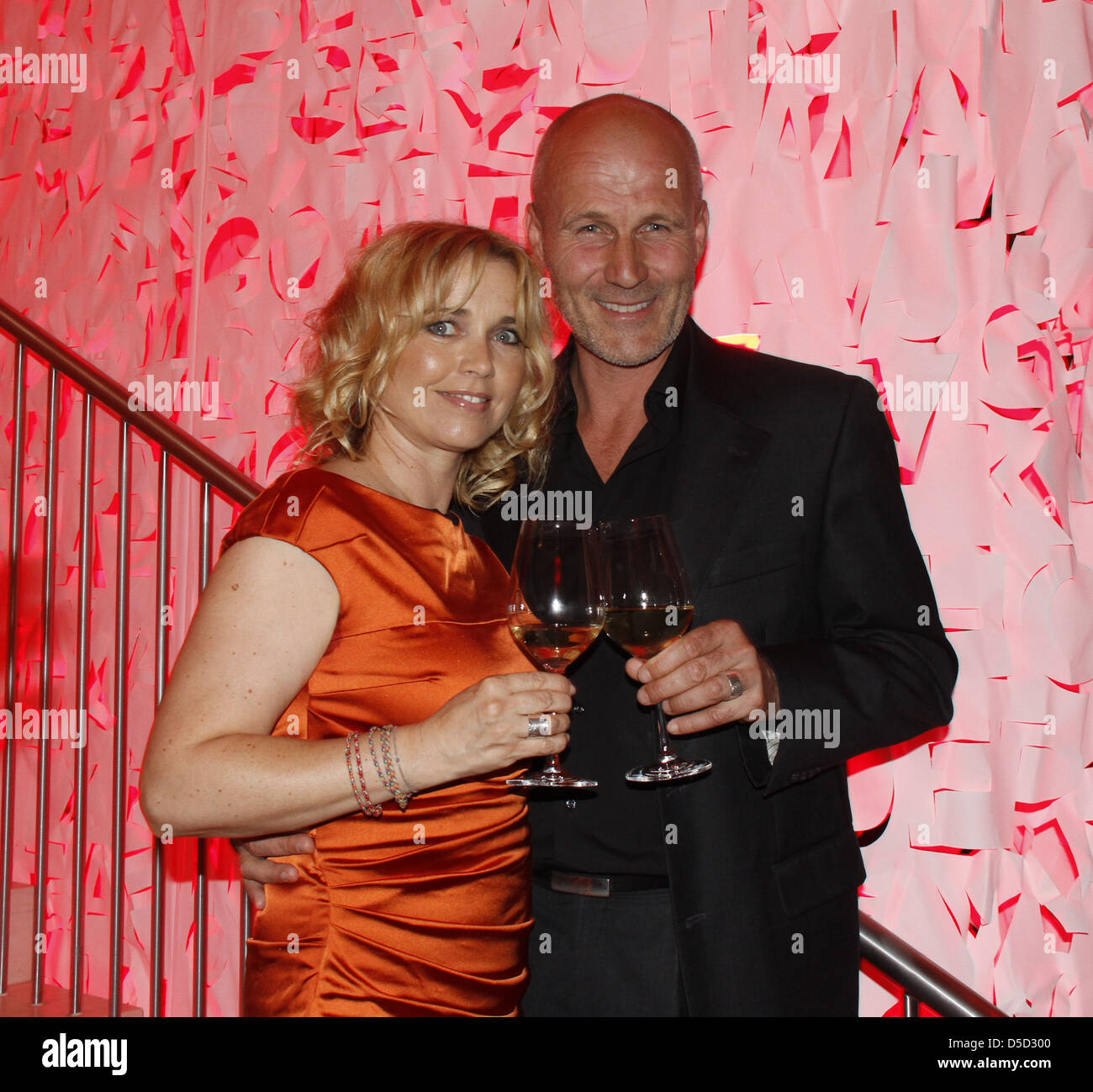 Claus G. Oldoerp and Tina Ruland at Bertelsmann Party 2011 at ...