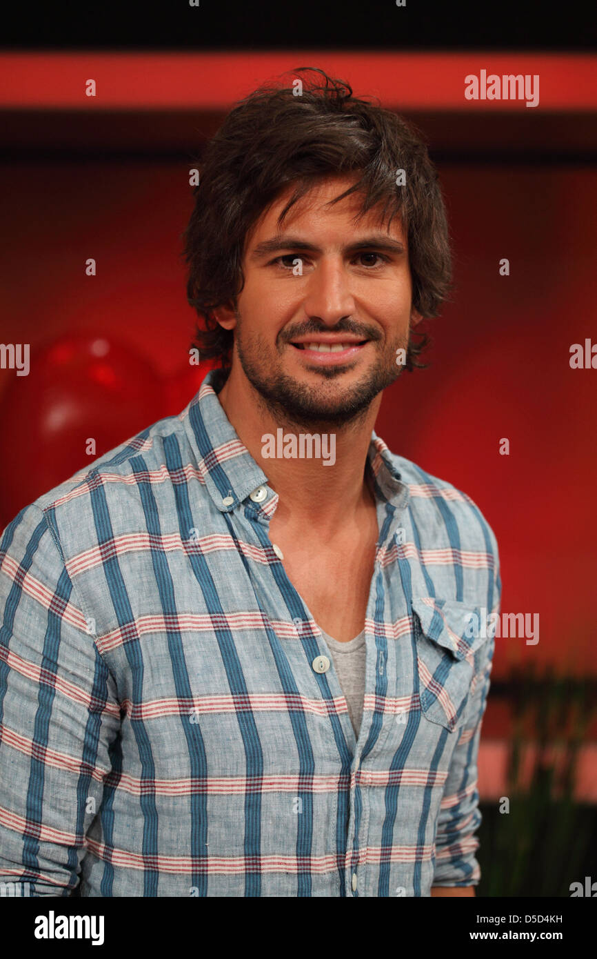 Tom Beck at 25th anniversary of Kuschelrock show at nobeo studio Huerth ...