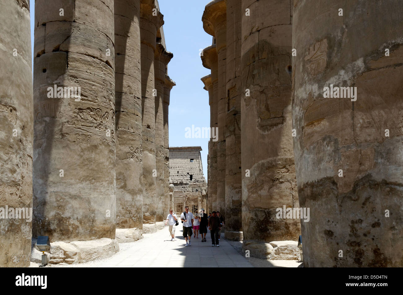 Colonnade of amenhotep iii hi-res stock photography and images - Alamy