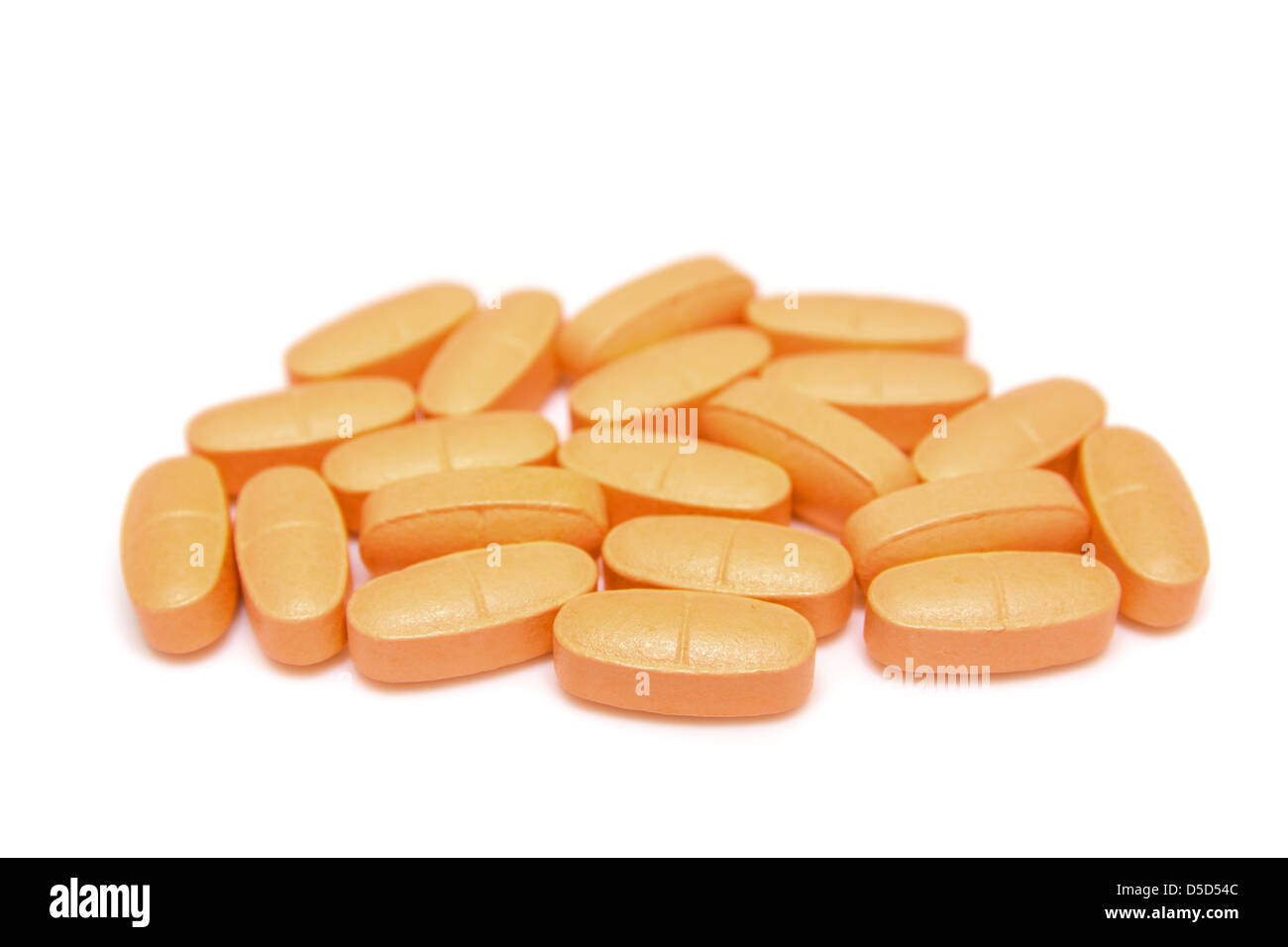 Orange tablets hi-res stock photography and images - Alamy