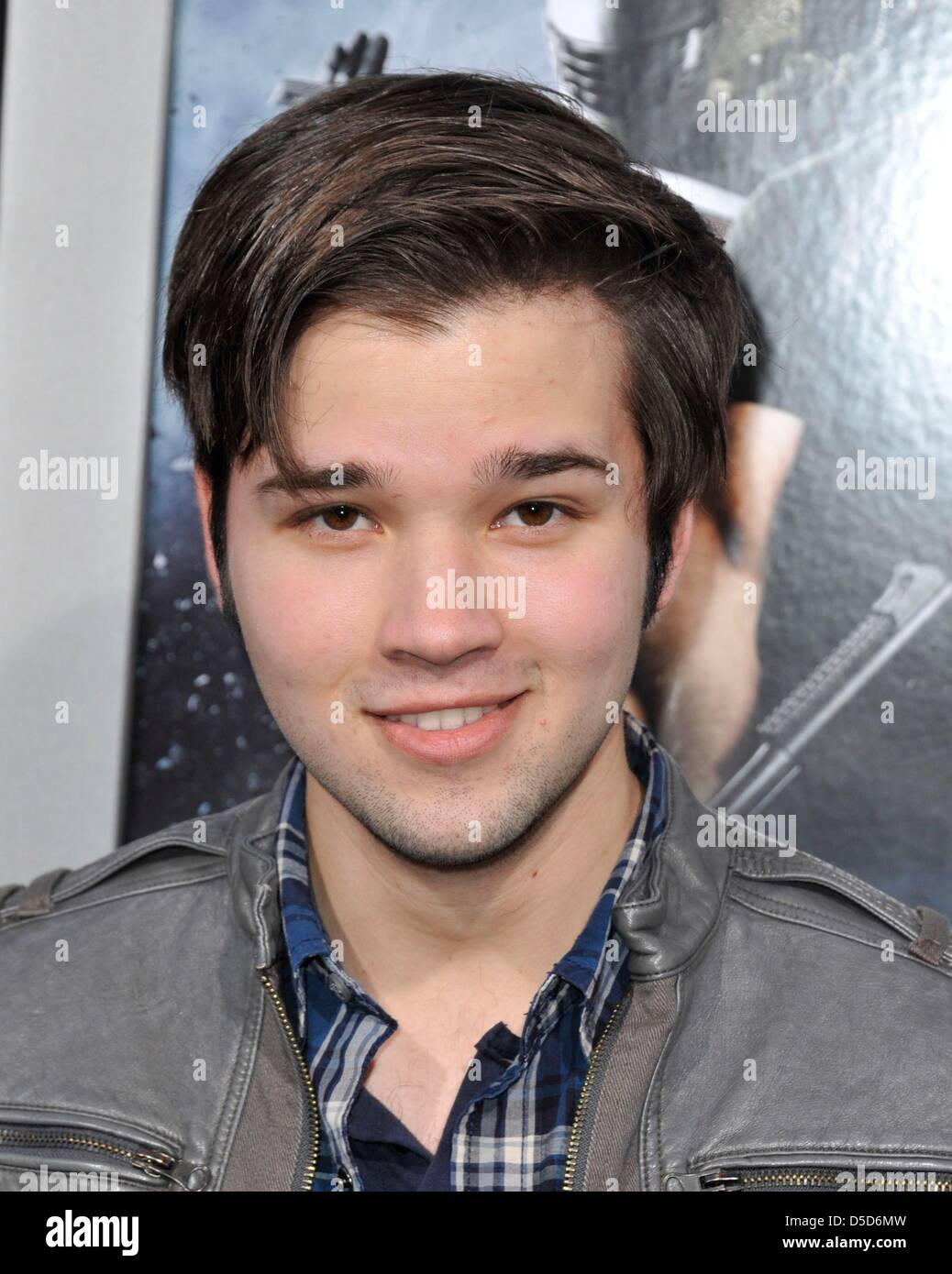 Los Angeles, California, USA. 28th March 2013. Nathan Kress at arrivals ...