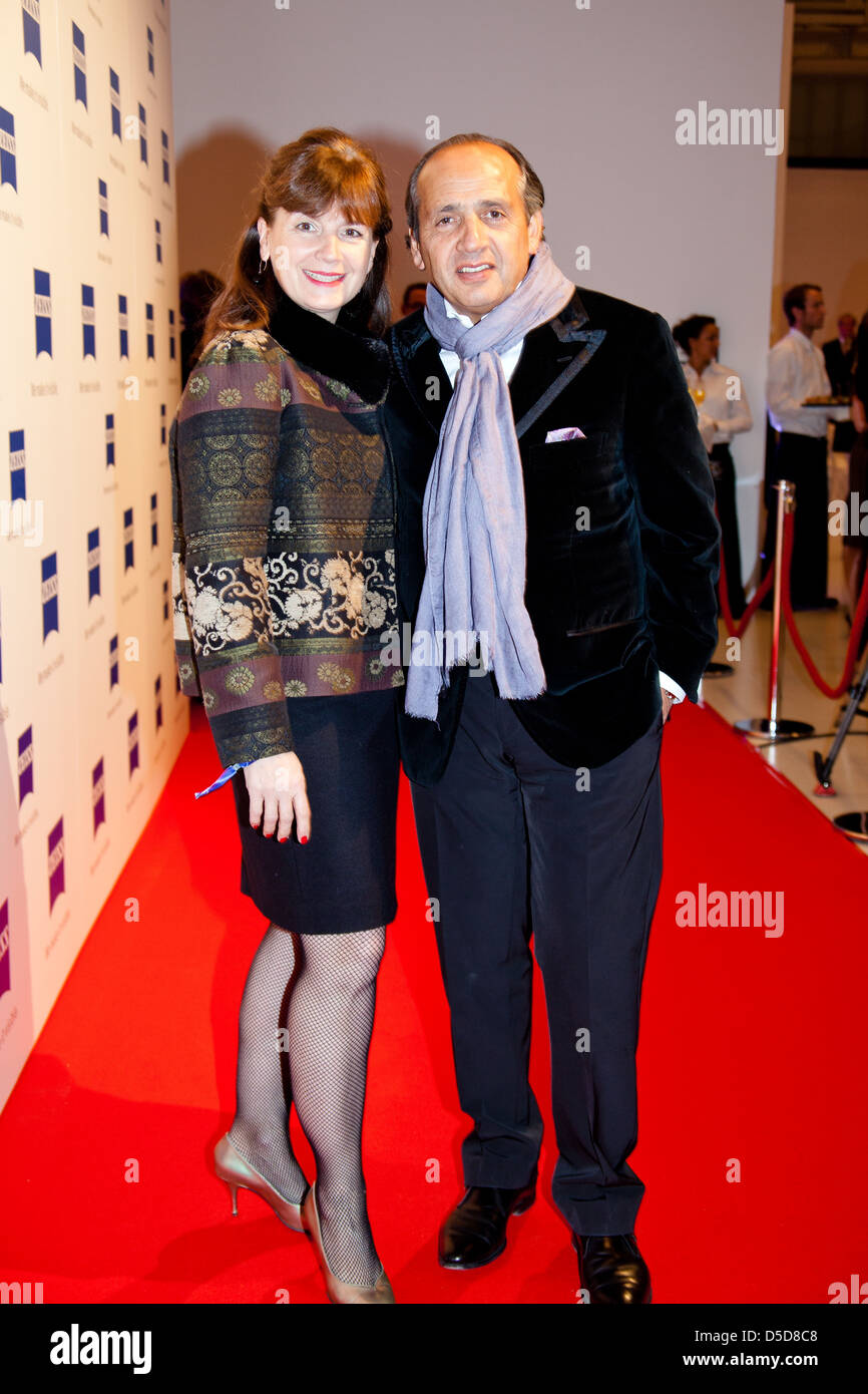 Hadi Teherani and guest at the launch of "Zeiss Art Kalender 2012" at ...