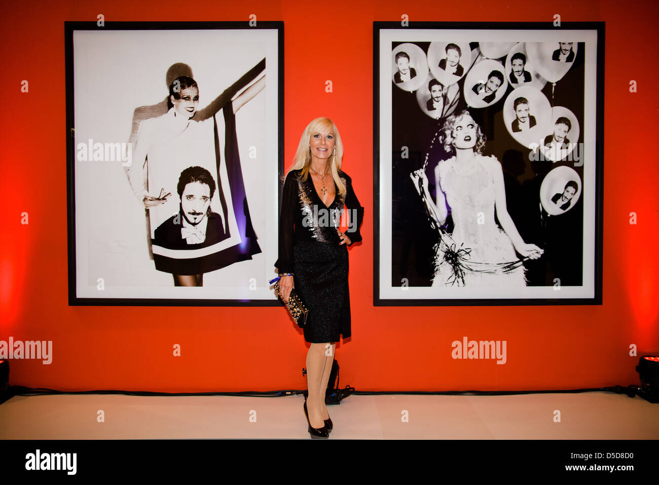 Marion Fedder at the launch of "Zeiss Art Kalender 2012" at gala dinner ...