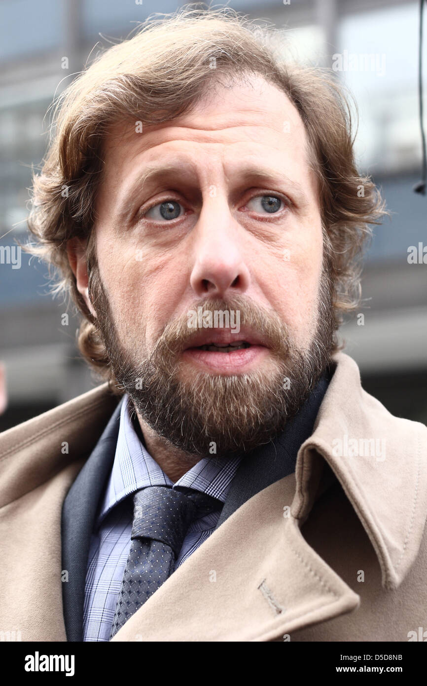 Oliver Korittke at the set of German ZDF TV series 'Soko Koeln' at ...