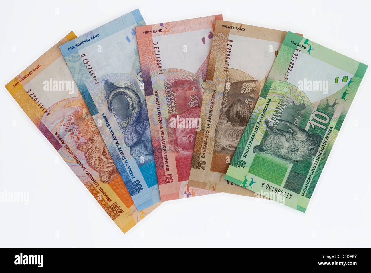 South african money notes hi-res stock photography and images - Alamy