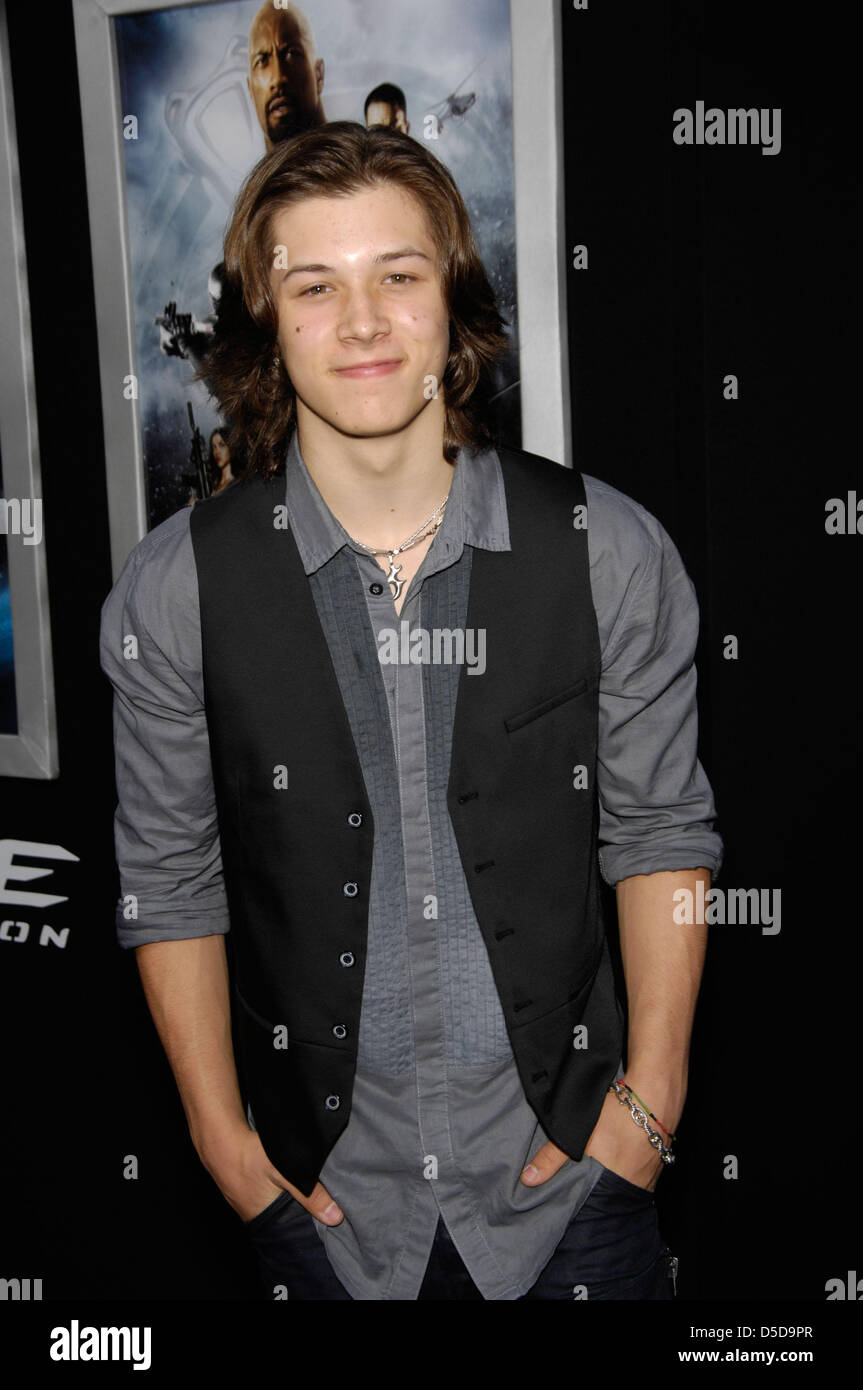 Hollywood, USA. 28th March 2013. Leo Howard during the premiere of the ...