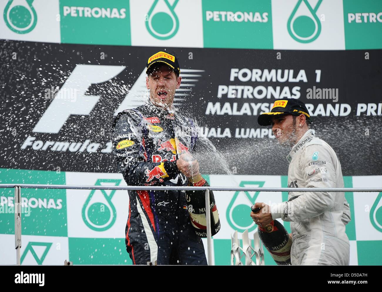 F1 team celebration hi-res stock photography and images - Alamy