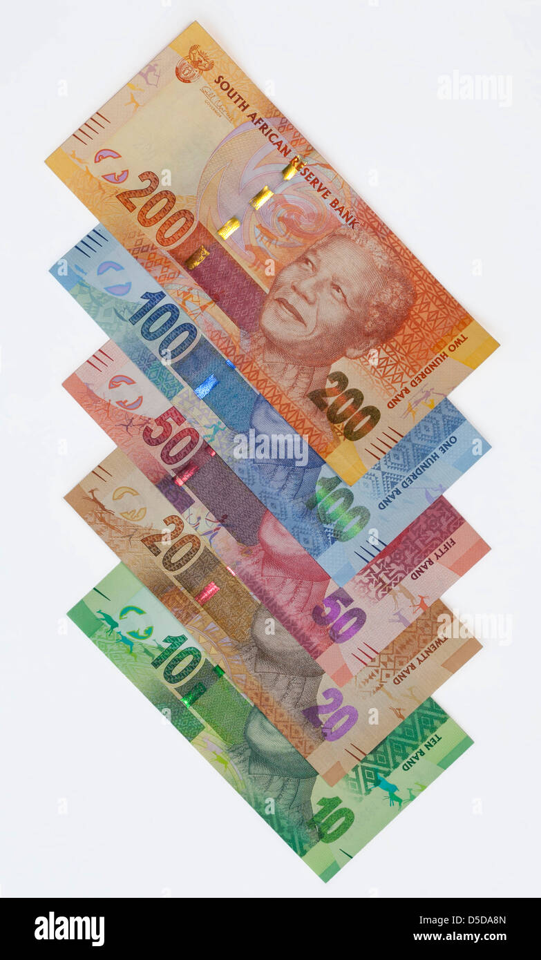 South african money notes hi-res stock photography and images - Alamy