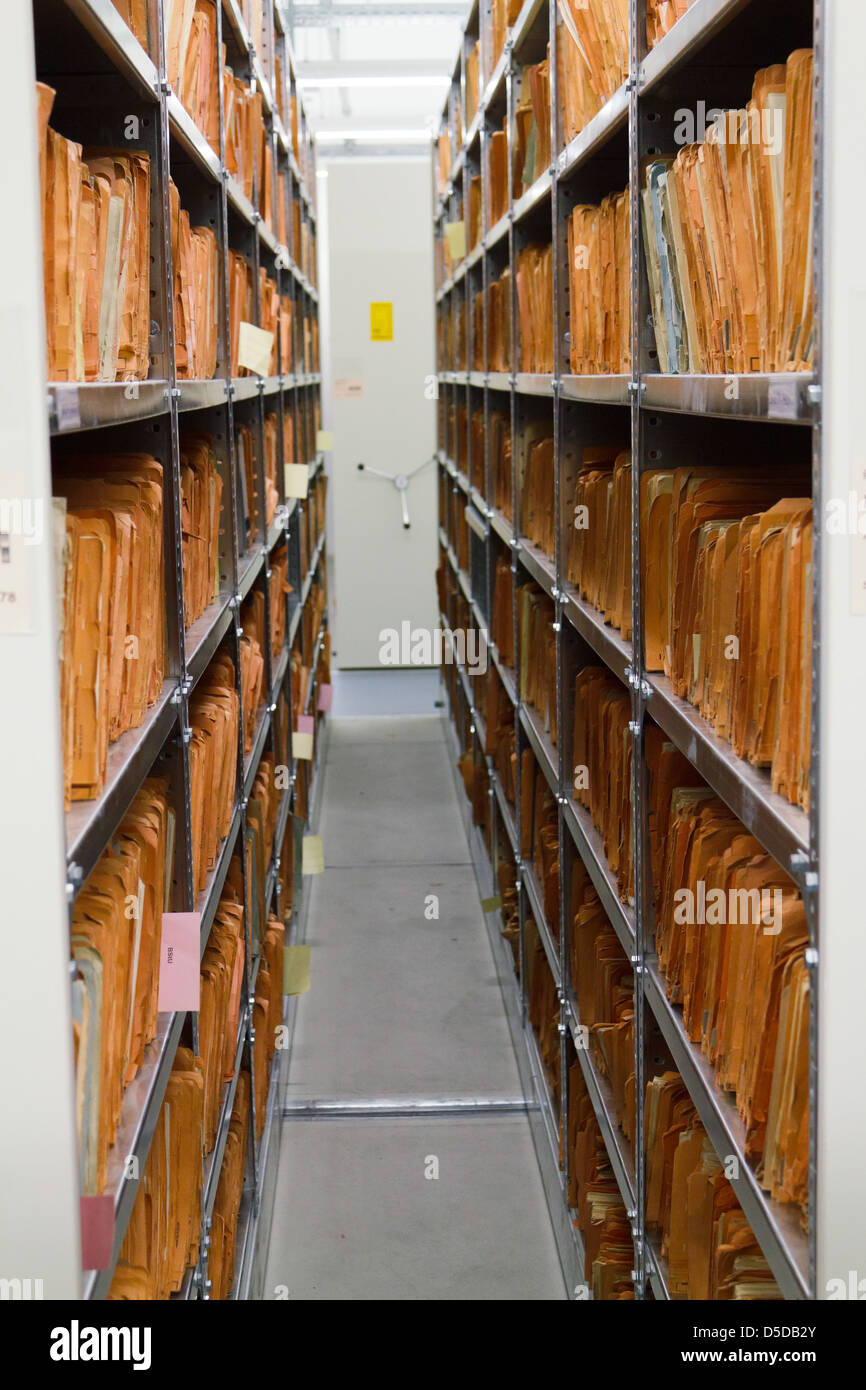 Berlin, Germany, guided tours through the archives of the Central ...