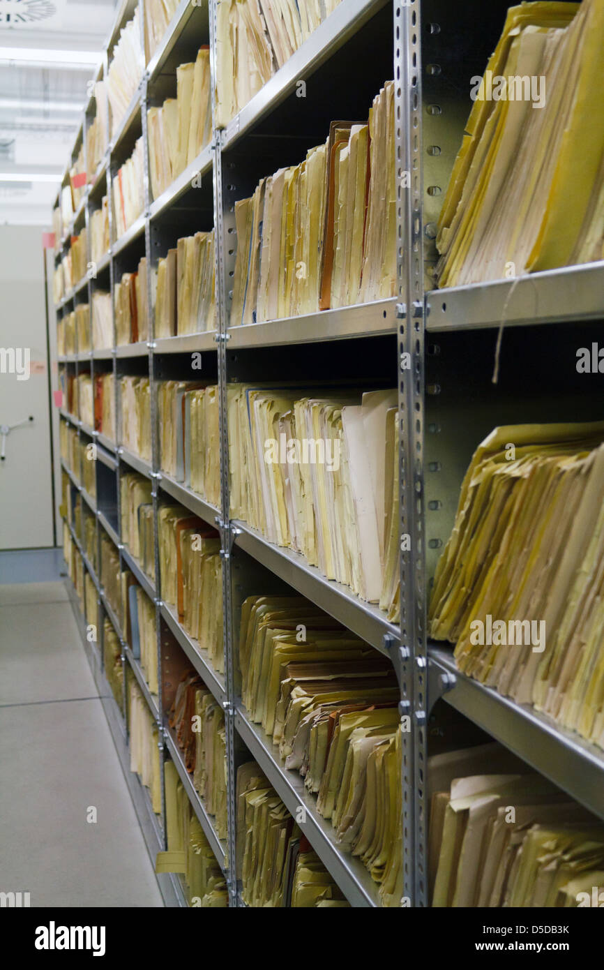 Berlin, Germany, guided tours through the archives of the Central ...
