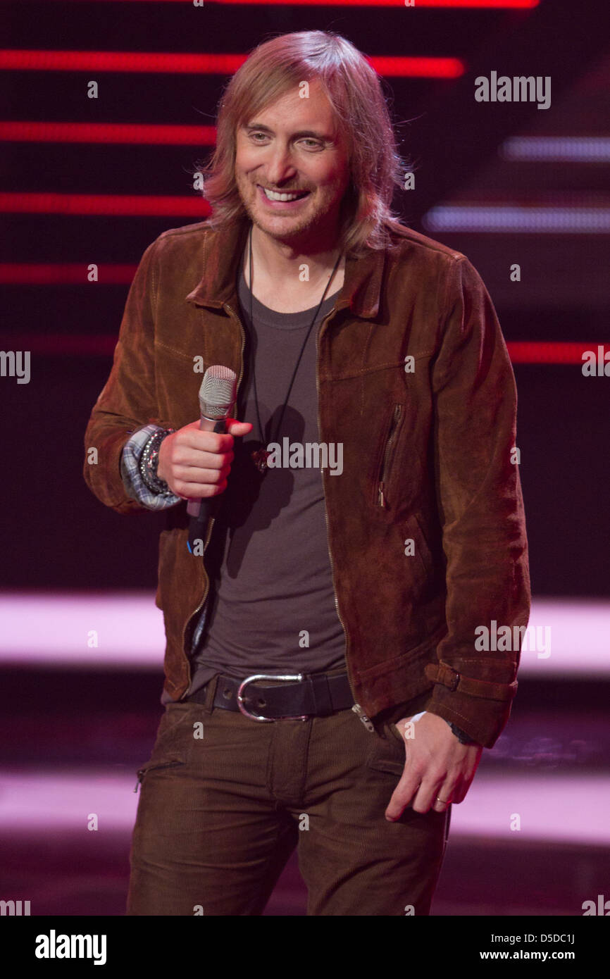 David Guetta at the X-Factor Show at MMC Coloneum. Cologne, Germany. 08 ...