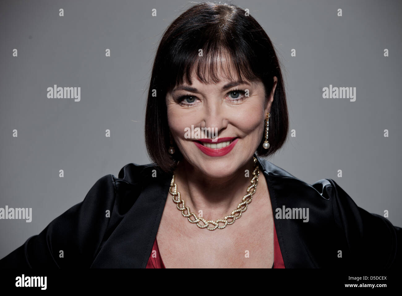 Isa Jank at a portrait session in celebration of the 4000th episode of ...