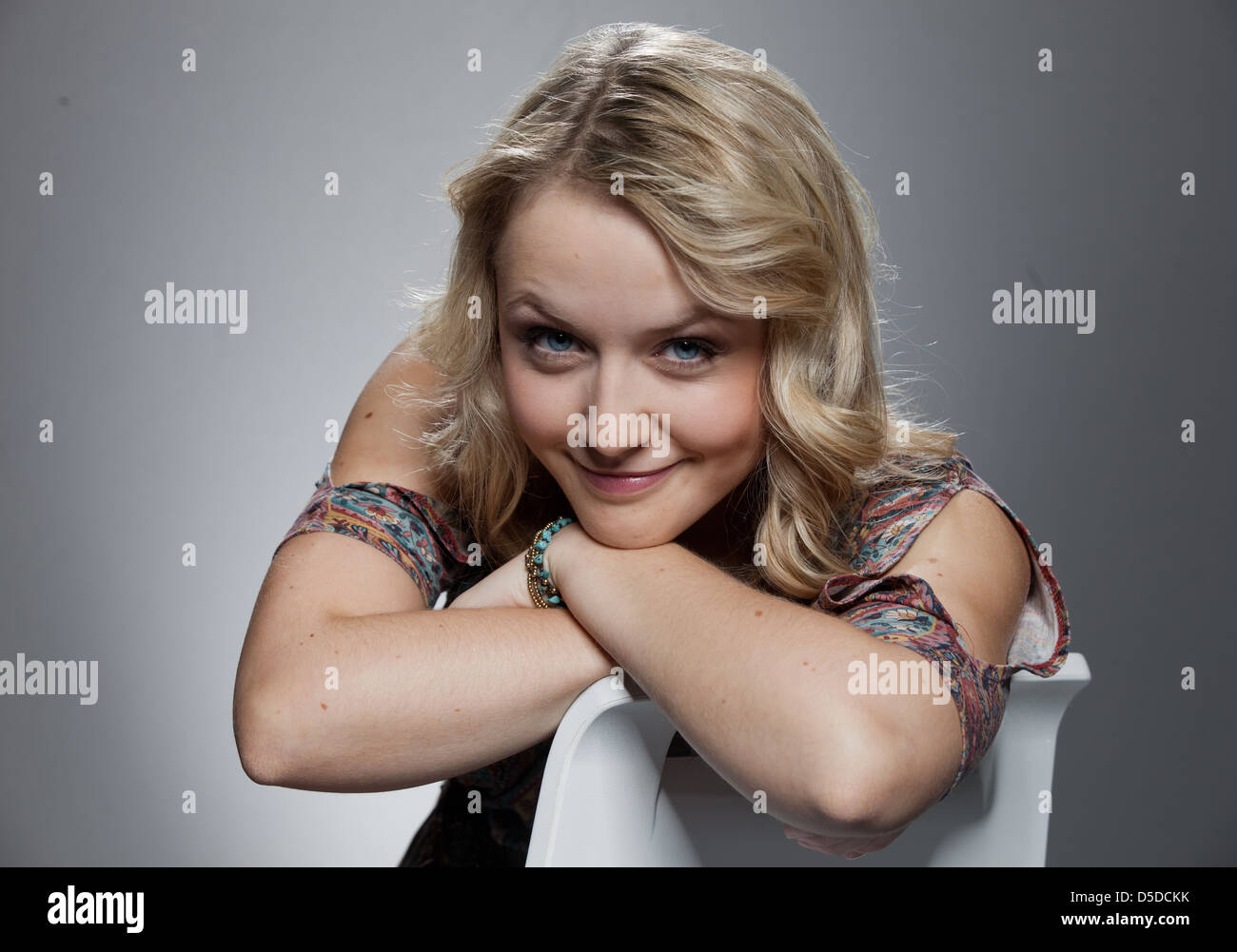 Stefanie Bock at a portrait session in celebration of the th episode of ...