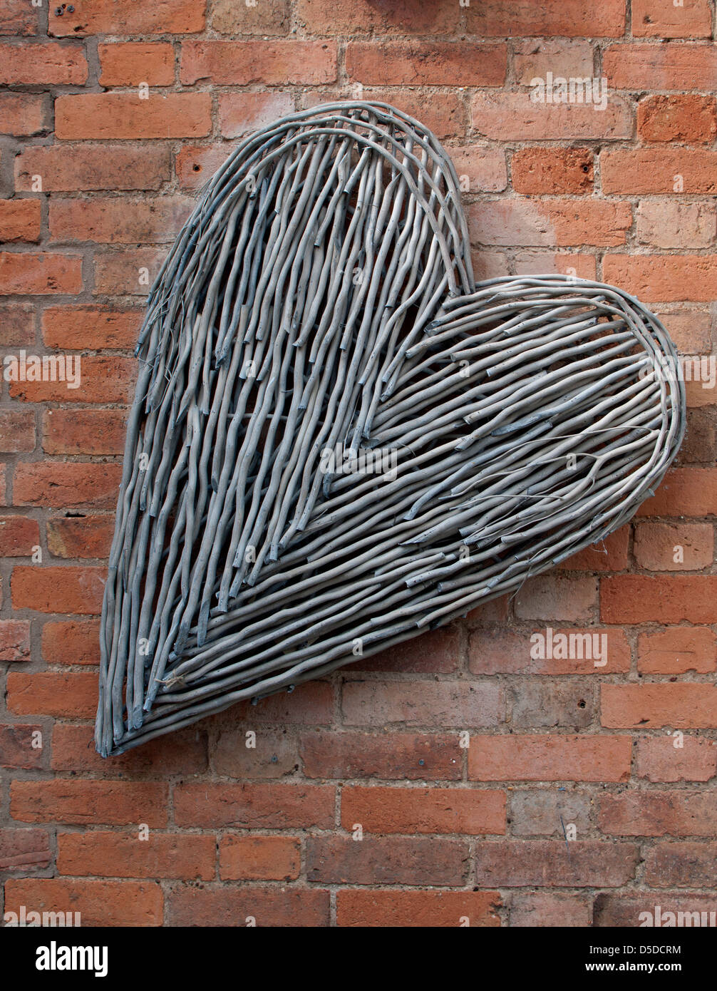 Heart shape made of sticks Stock Photo - Alamy