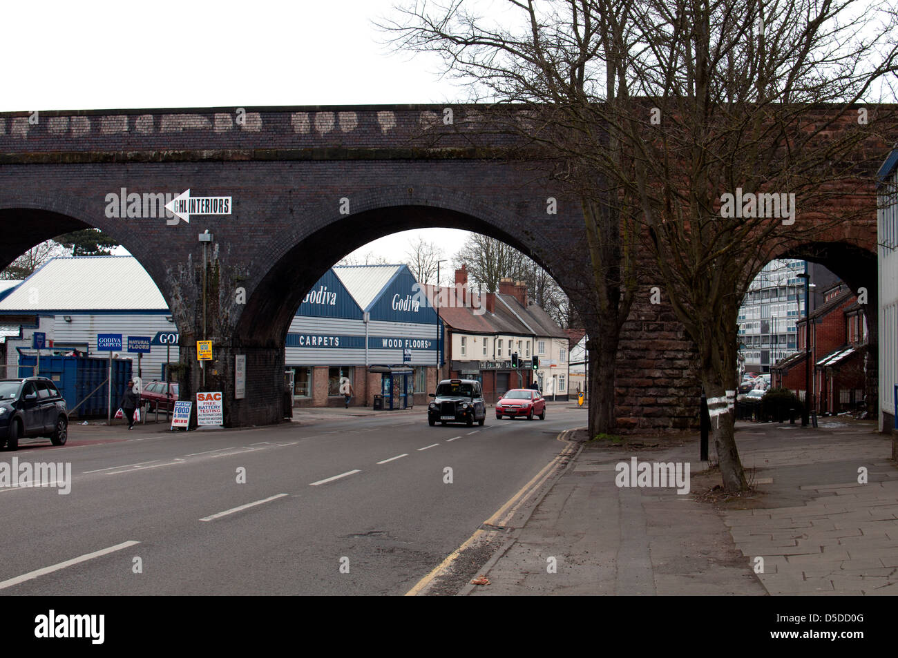 Railway viaduct, Spon End, Coventry, UK Stock Photo - Alamy