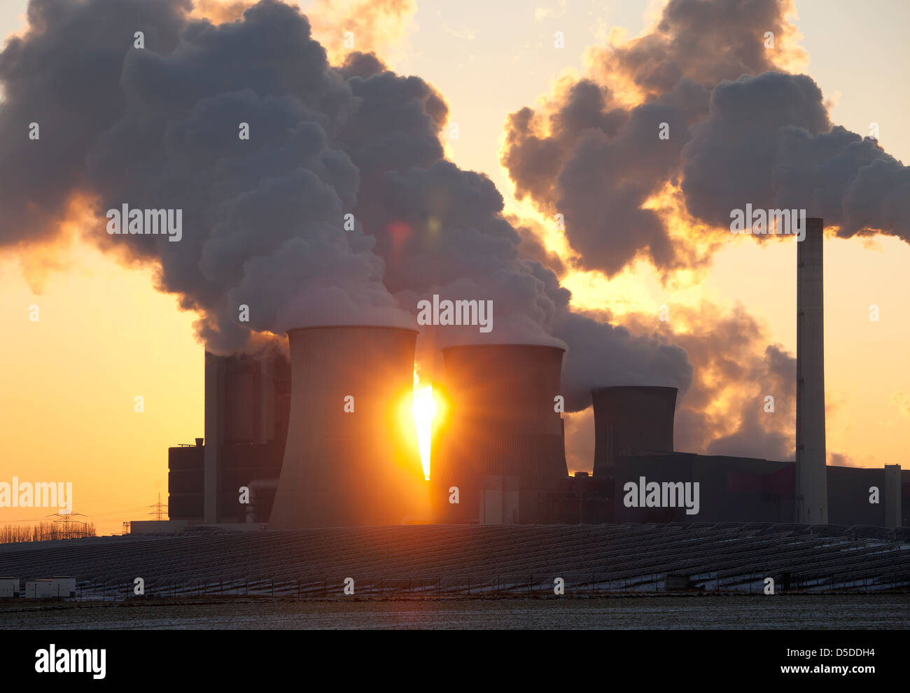 Eschweiler, Germany, RWE lignite power plant Weisweiler Stock Photo - Alamy