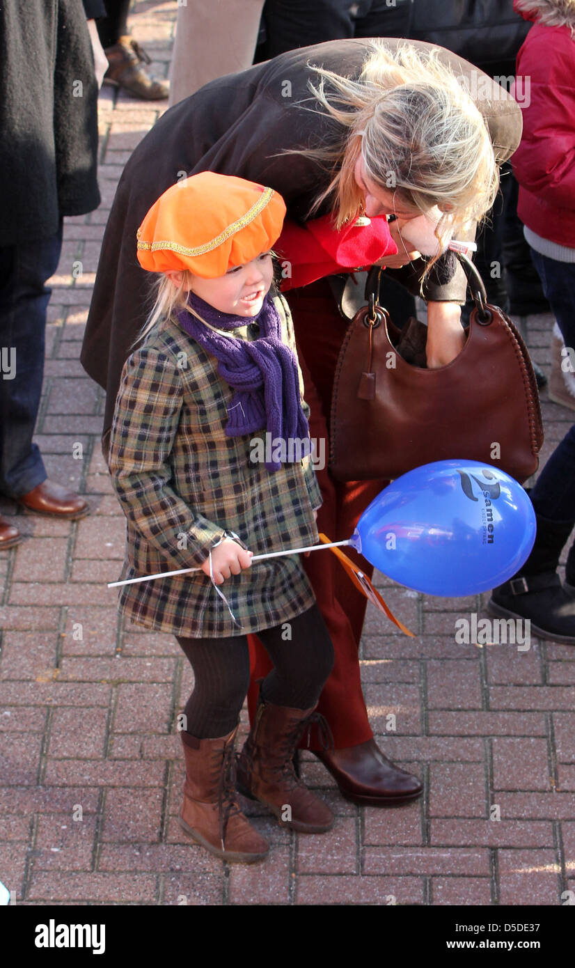 Princess Maxima and her kids Catharina-Amalia, Alexia and Ariane were ...