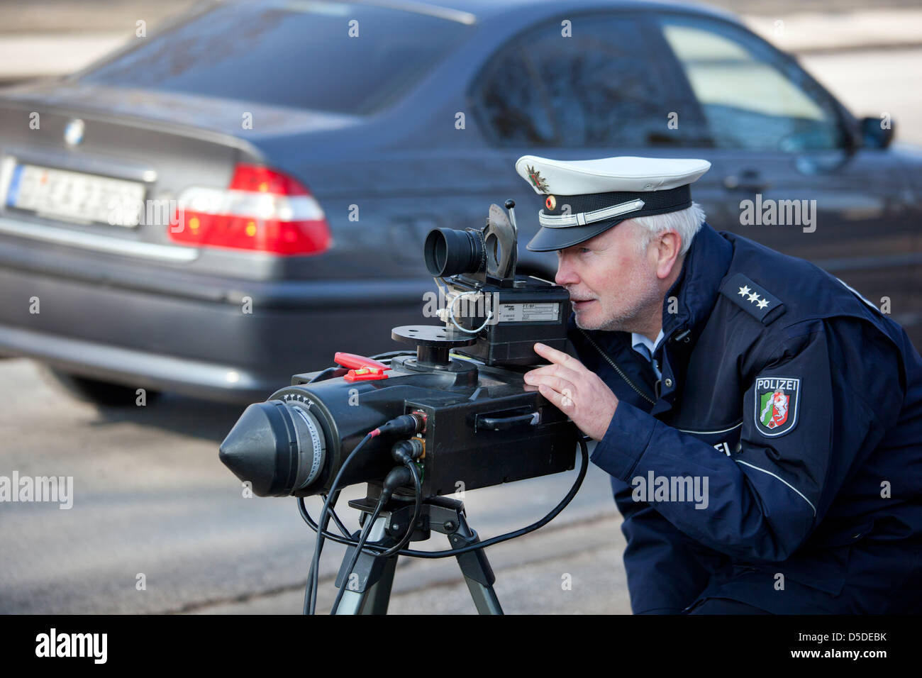 Duisburg, Germany, speed control Stock Photo - Alamy