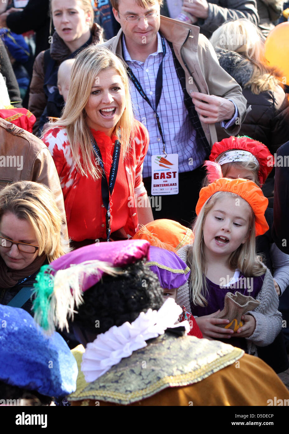 Princess Maxima and her kids Catharina-Amalia, Alexia and Ariane were ...