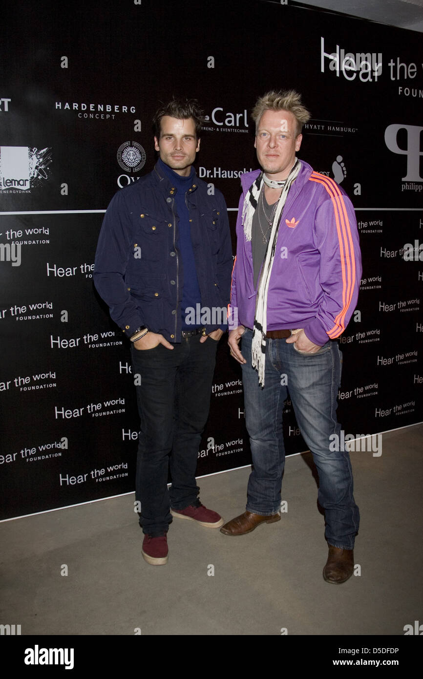 Patrick Nuo, Philipp Rathmer at the opening of the exibition 'Chances ...