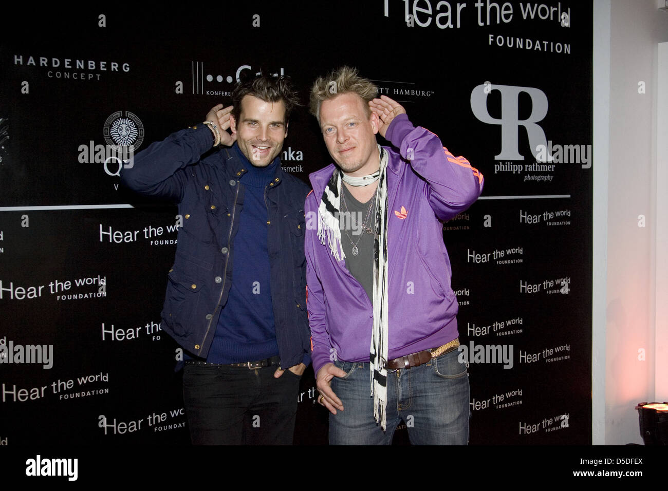 Patrick Nuo, Philipp Rathmer at the opening of the exibition 'Chances ...