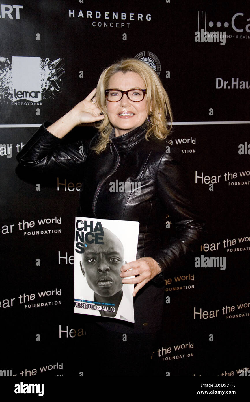 Jane Comerford at the opening of the exibition 'Chances' at Flo Peters ...