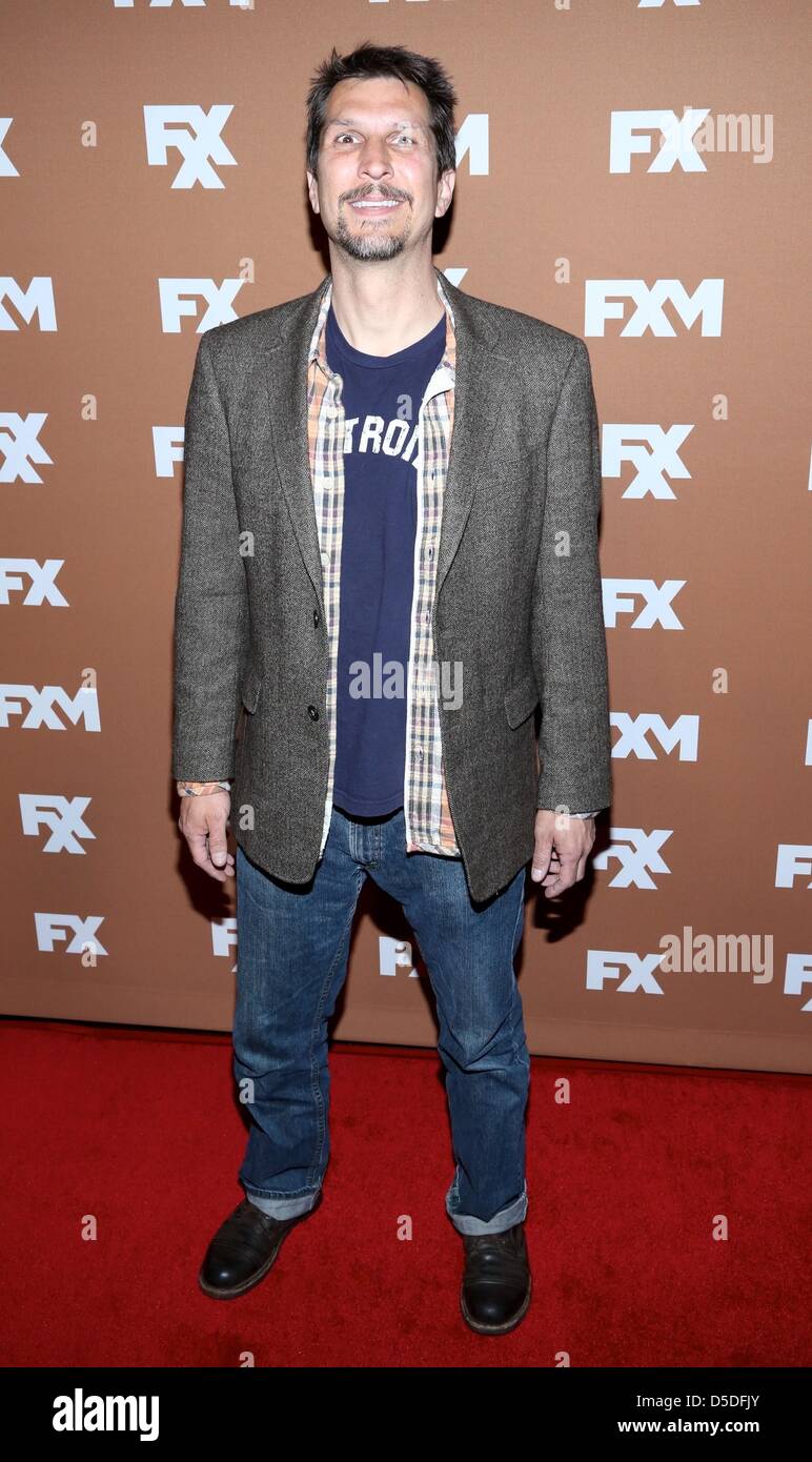 New York, USA. 28th March 2013. Lucky Yates at arrivals for FX Network ...