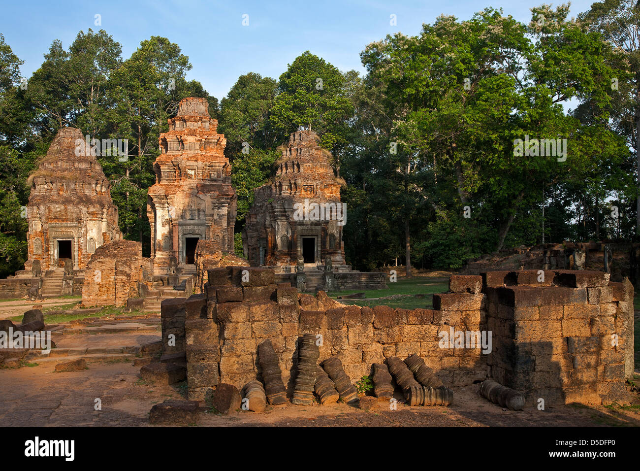 Preah Ko temple. Roluos group. Angkor. Cambodia Stock Photo - Alamy