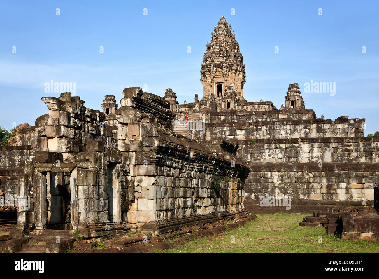 Bakong temple. Roluos group. Angkor. Cambodia Stock Photo - Alamy