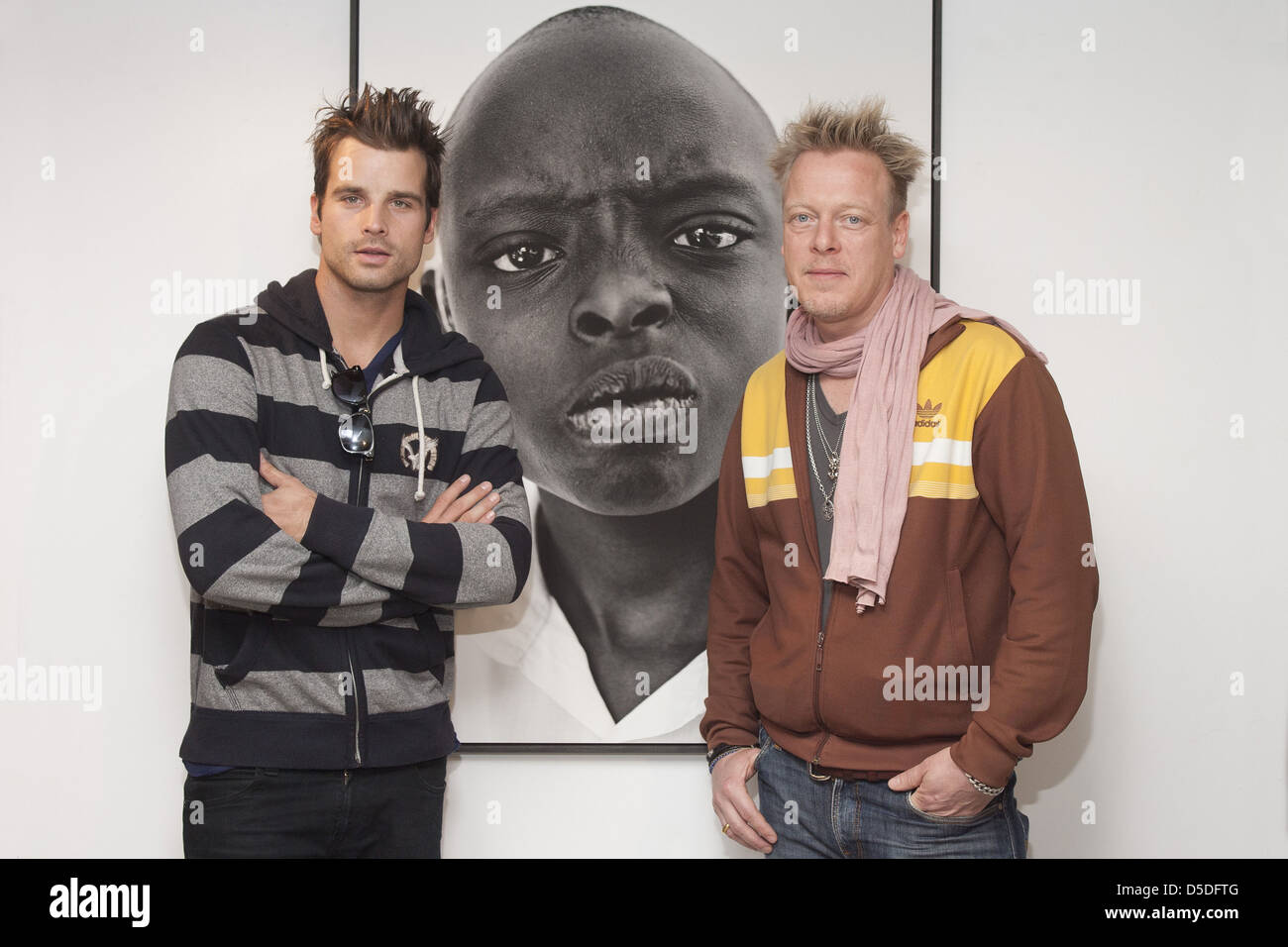 Patrick Nuo and photographer Philipp Rathmer at photocall for the ...