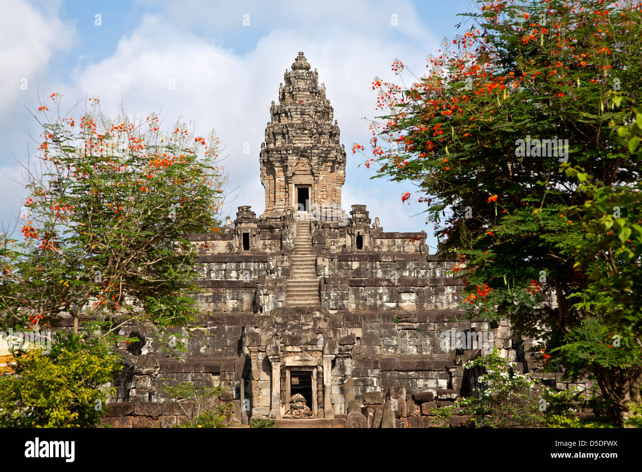 Bakong temple. Roluos group. Angkor. Cambodia Stock Photo - Alamy