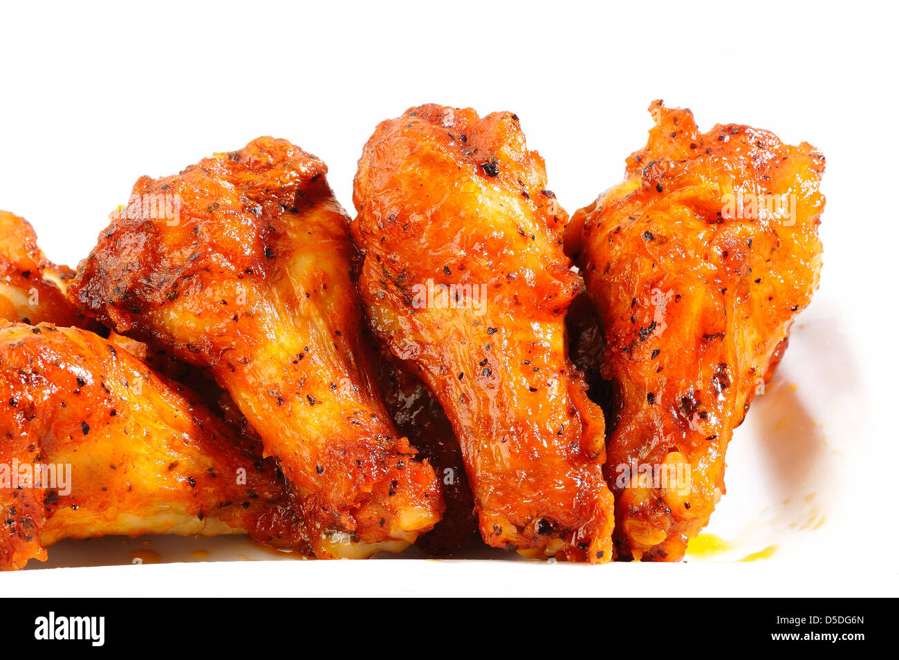 chicken wings stick on white background Stock Photo - Alamy