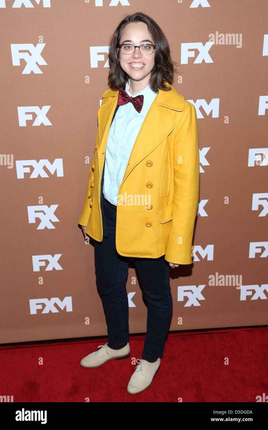 New York, USA. 28th March 2013. Janine Brido at arrivals for FX Network ...