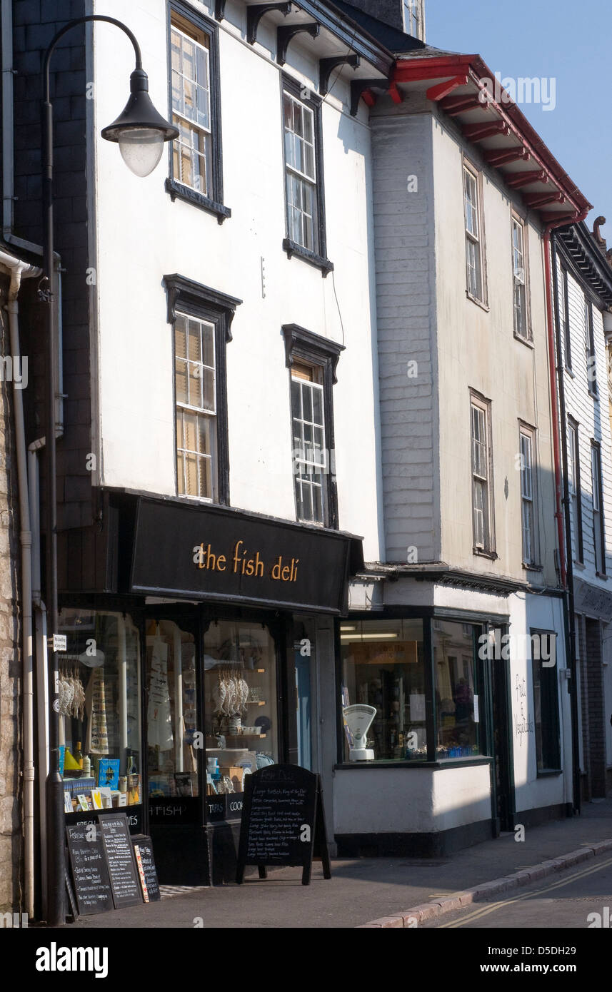 The Fish deli Ashburton,Ashburton,eaves brackets,block brackets Stock ...