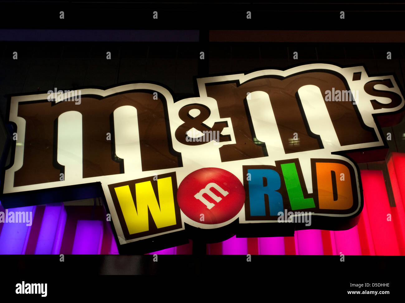 M & M's World, Leicester Square, London Stock Photo - Alamy