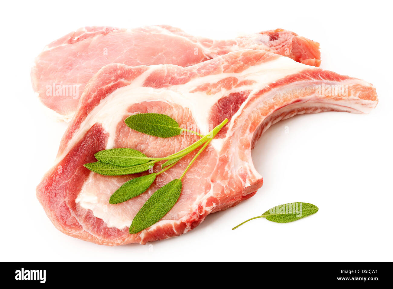 raw meat on white background Stock Photo - Alamy