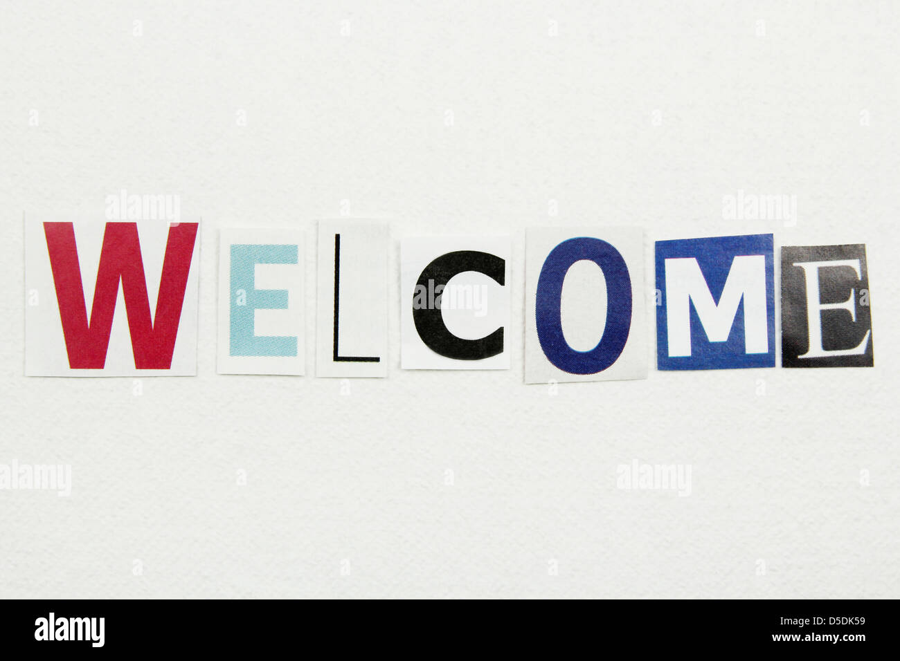 Welcome word hi-res stock photography and images - Alamy