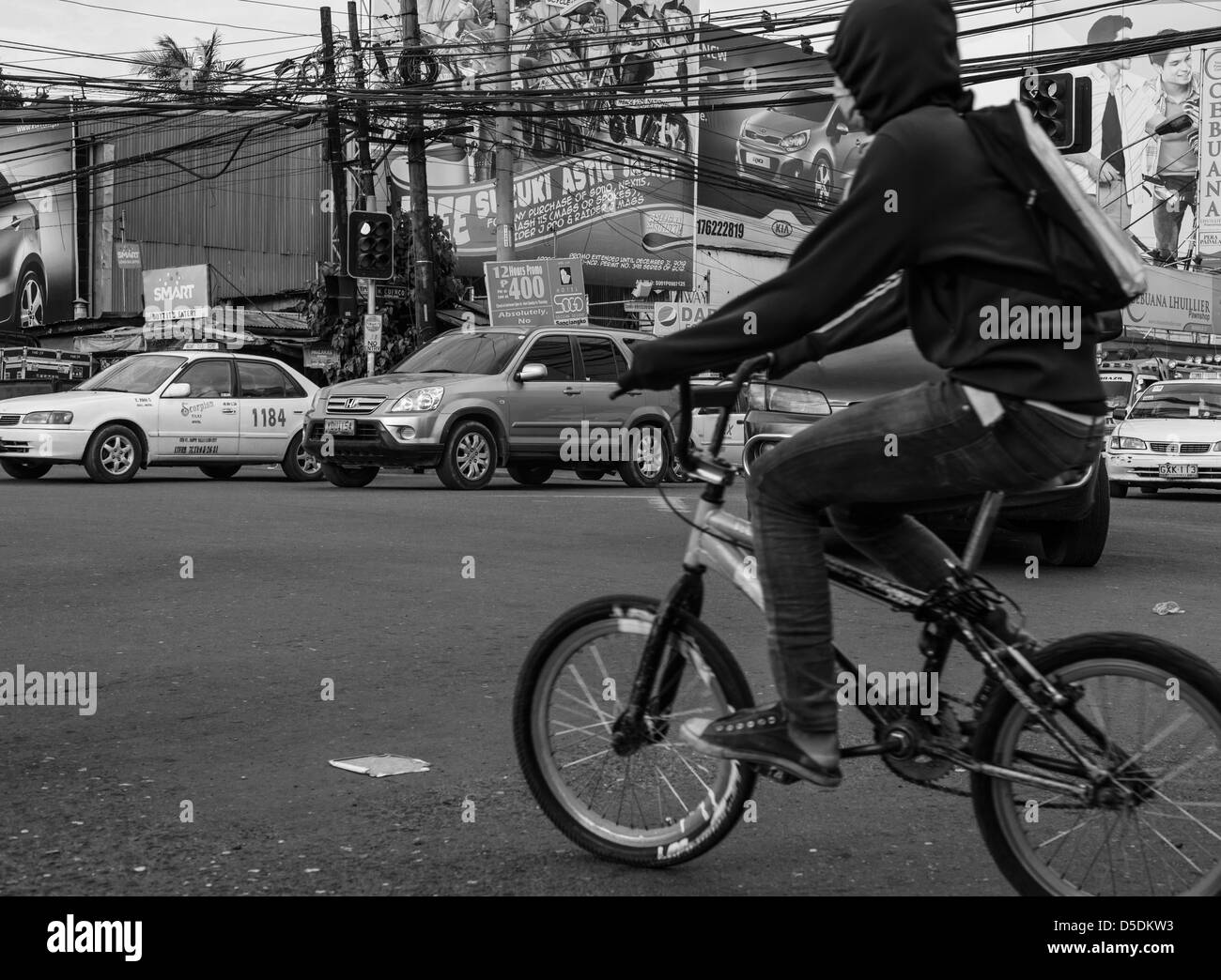 Traffic in Cebu City, Philippines Stock Photo - Alamy