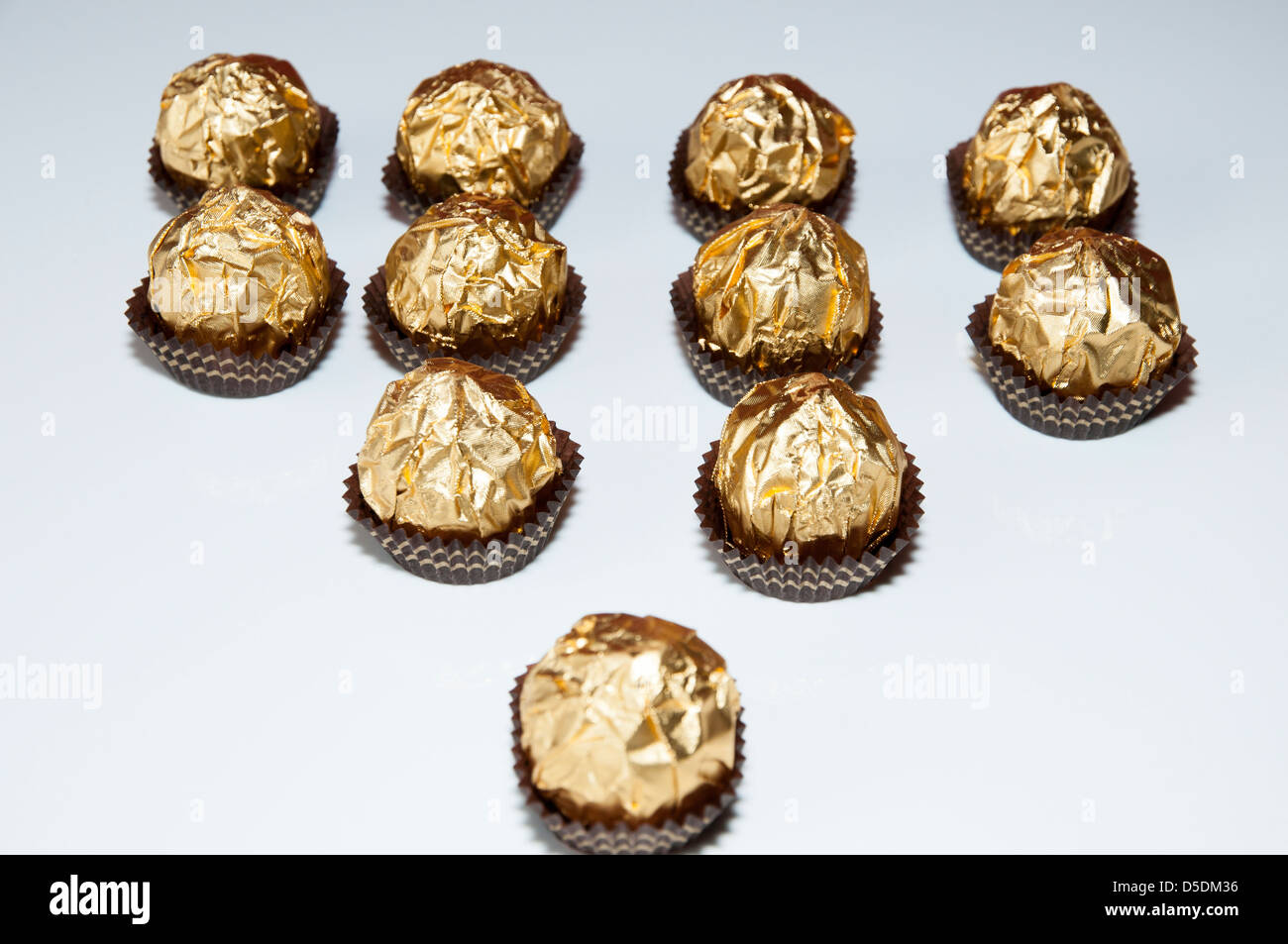chocolates golden color very good Stock Photo - Alamy