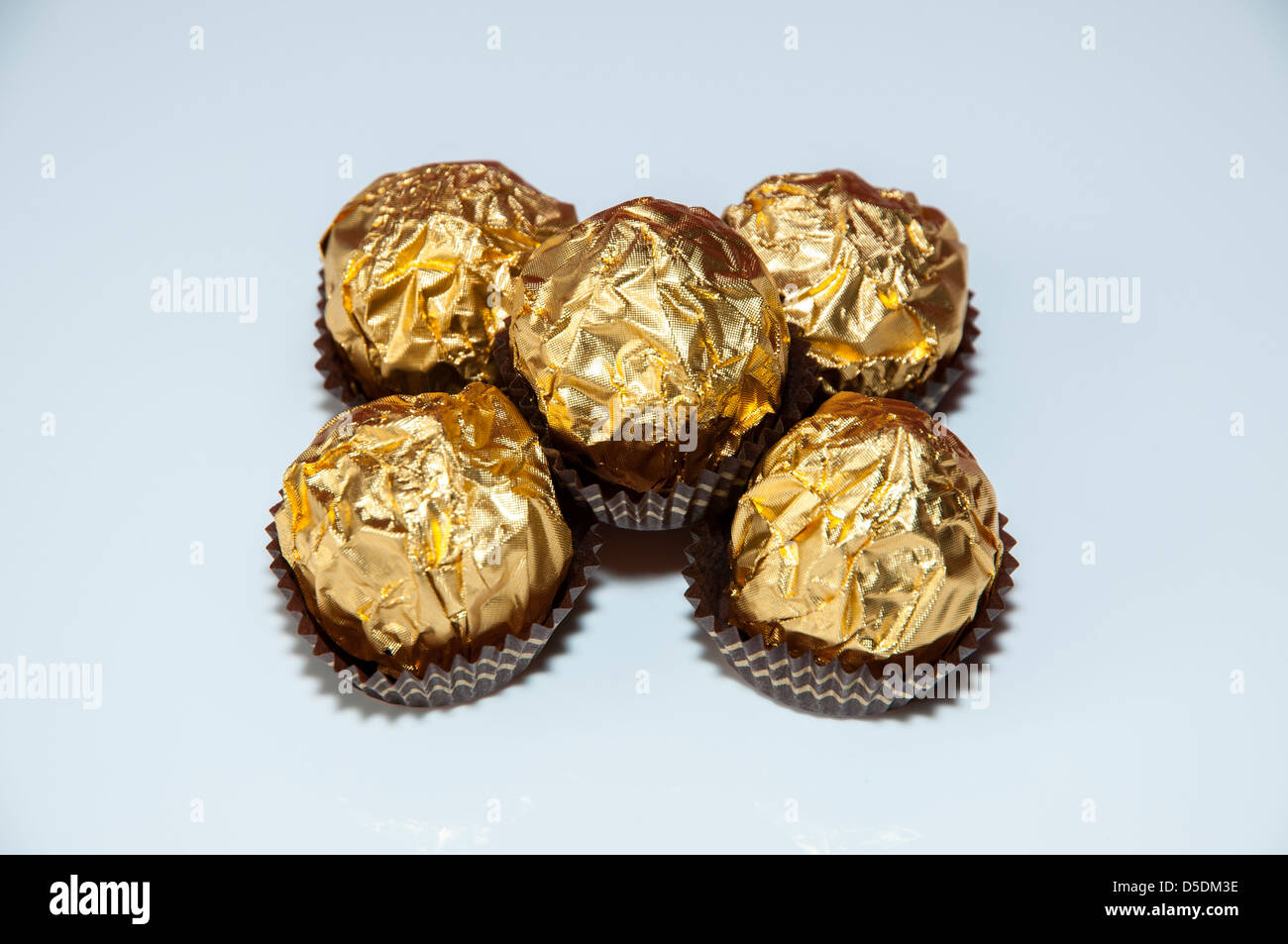chocolates golden color very good Stock Photo - Alamy