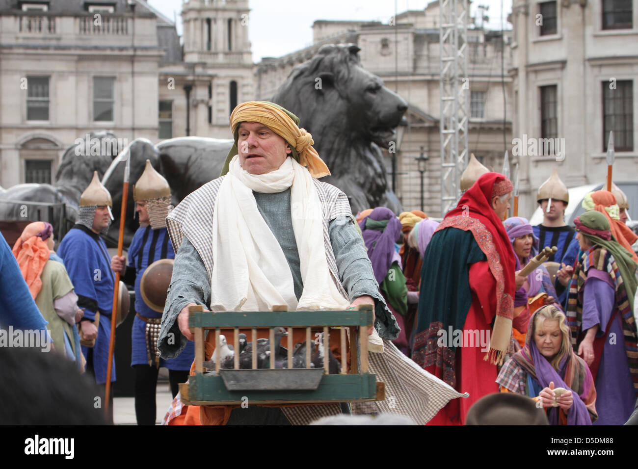 The Wintershall Players perform The Passion of Jesus in Trafalgar ...