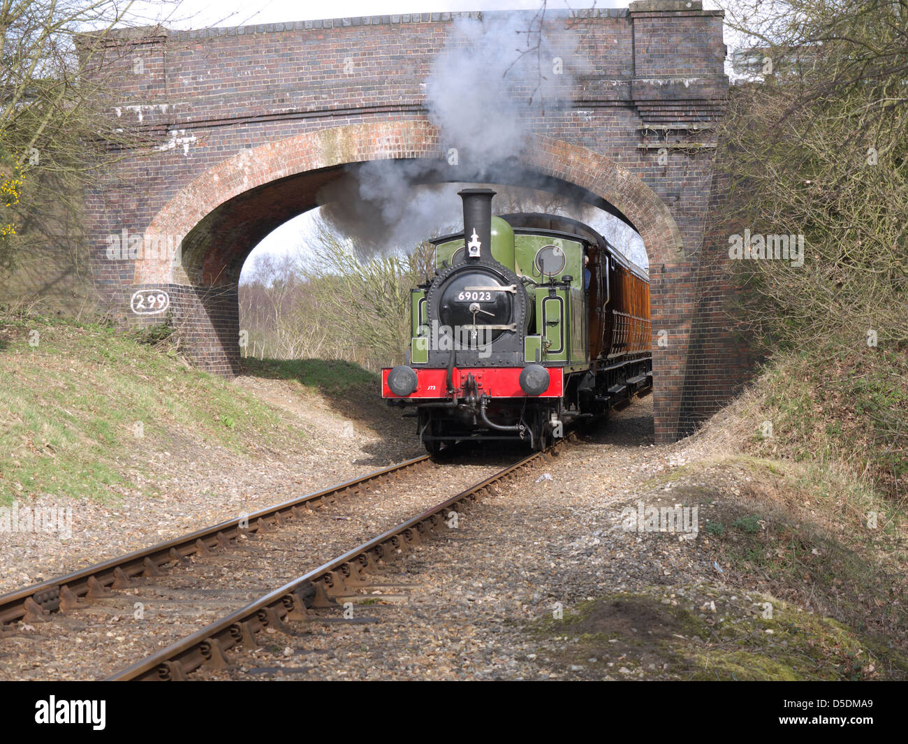 Steam loco 69023 taking part in the North Norfolk Railway Spring Gala ...
