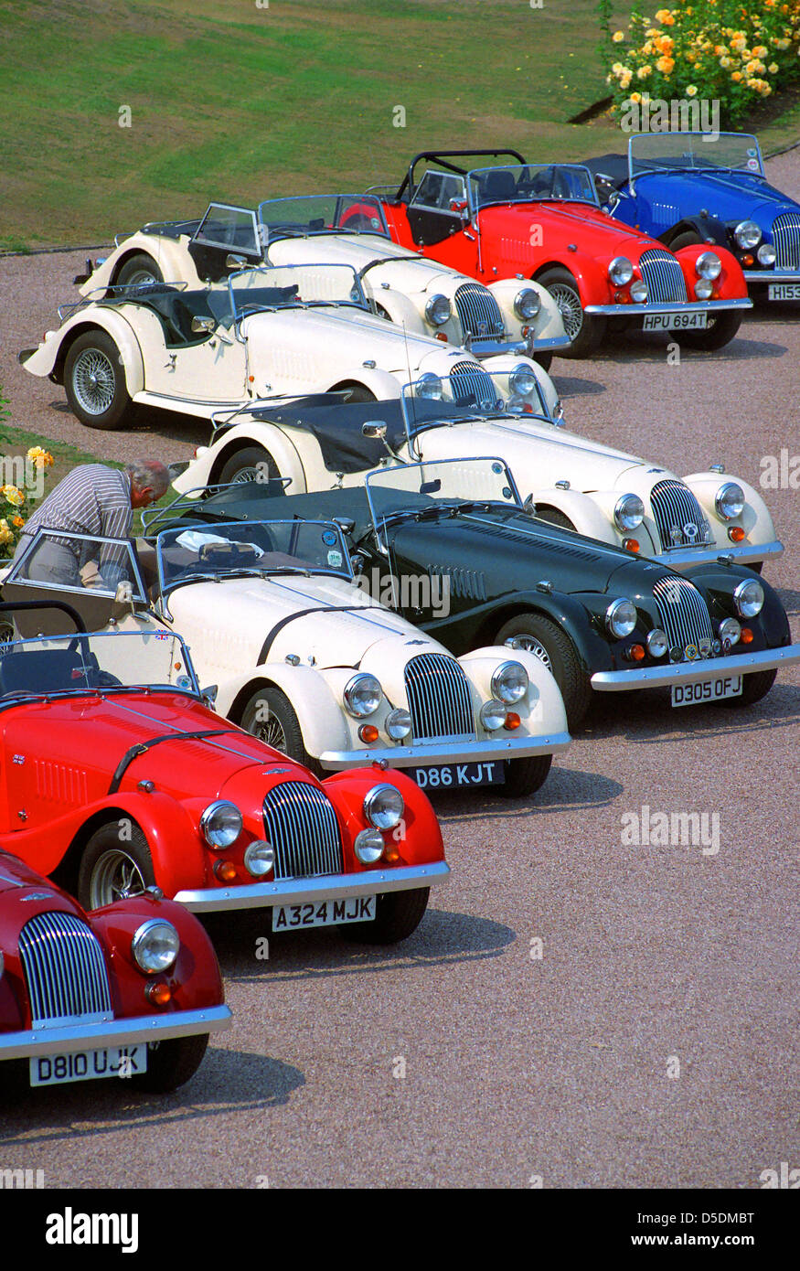 A collection of Morgan cars Stock Photo - Alamy